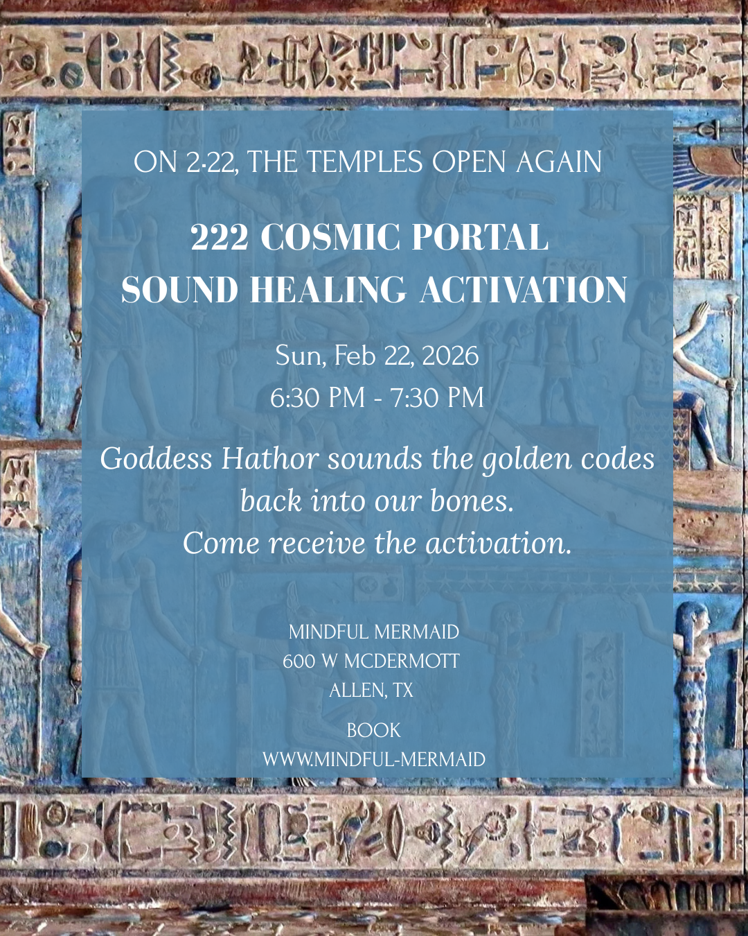 222 Cosmic Portal Sound Healing Activation