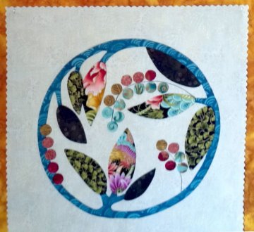 Japanese Garden Applique Quilt