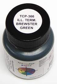 Illinois Terminal Brewster Green Acrylic Paint(1 ounce bottle) Tru ...