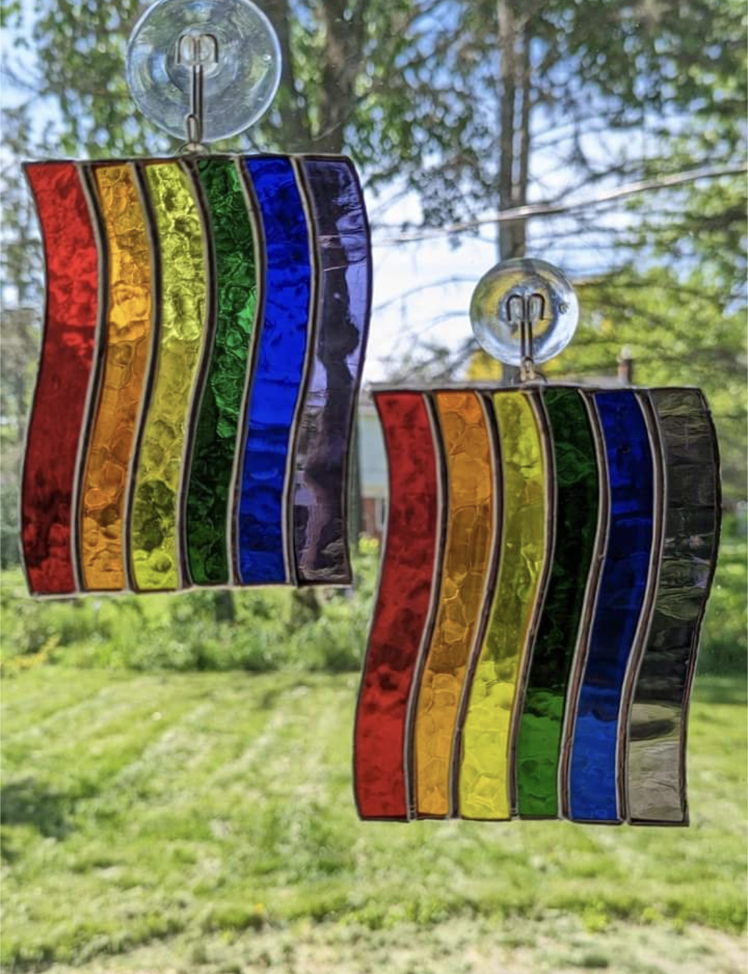 Stained Glass: Pride Flag