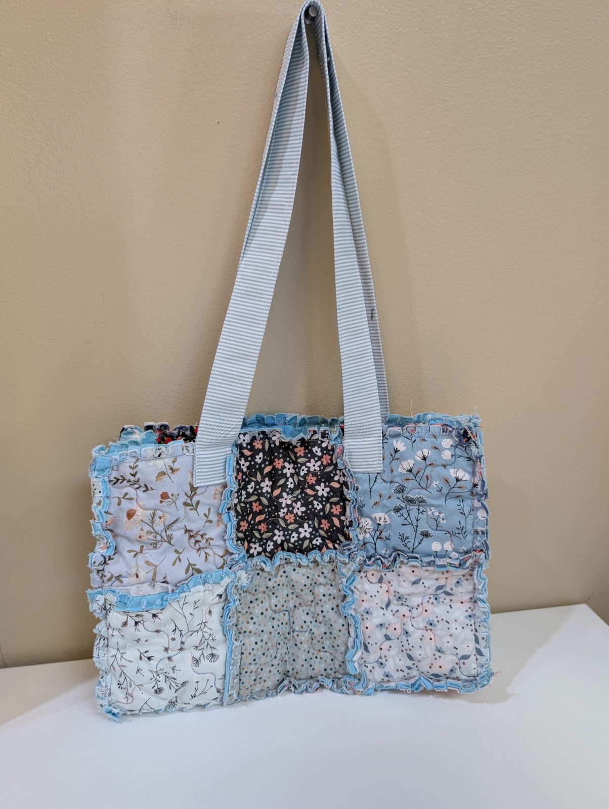 A: Scrapbuster - Rag Quilted Bag