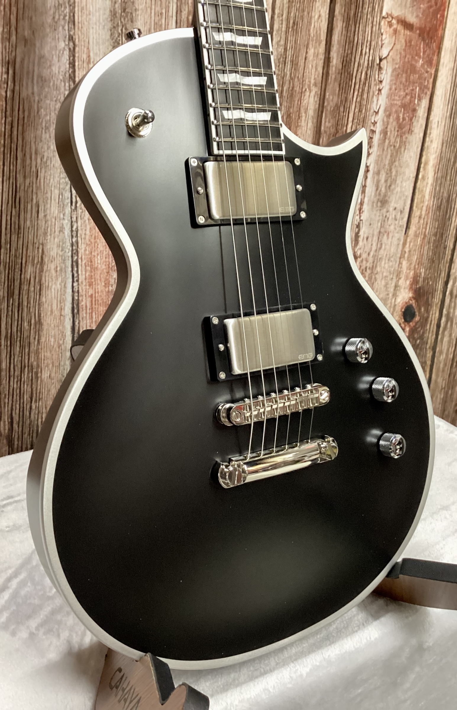 ESP E-II ECLIPSE BB BLACK SATIN w/HSC - 799493254839