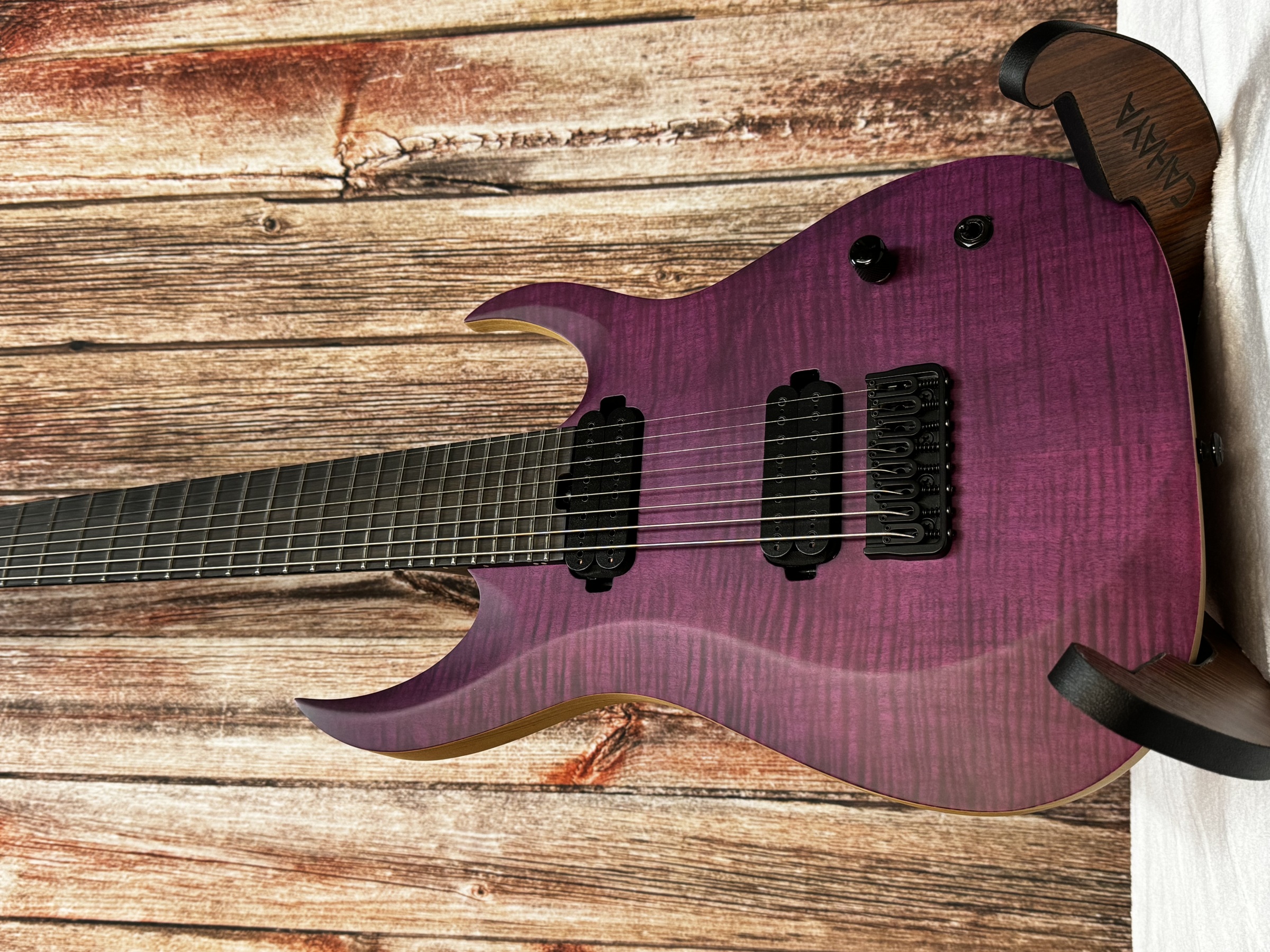 Schecter John Browne Tao-8 in Satin Trans Purple - 810051473490