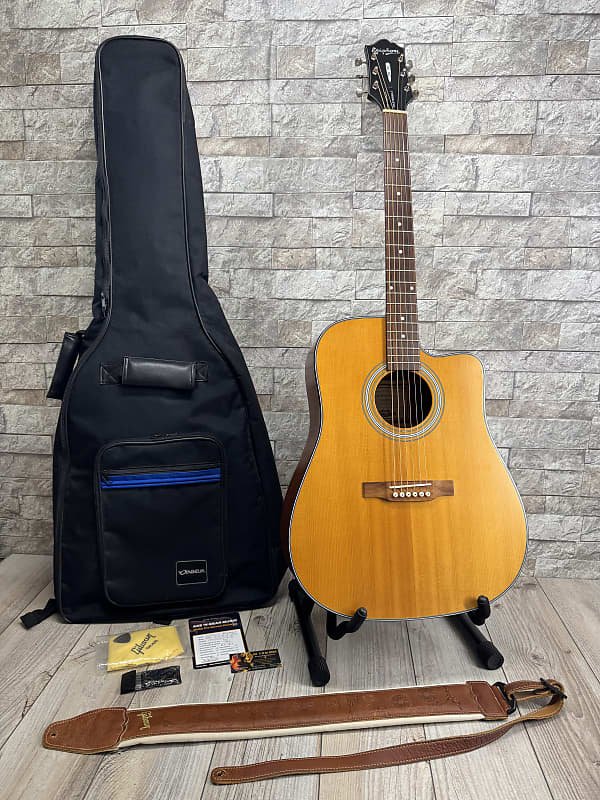 Rare, Beautiful Preowned Epiphone Masterbilt DR-400 MCE NAS Acoustic ...