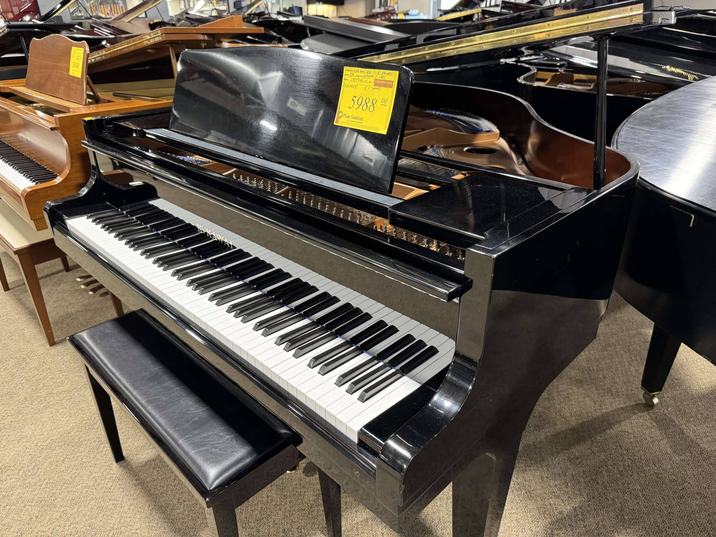 Kawai GE-1 5'1 Grand w/Bench 4662U