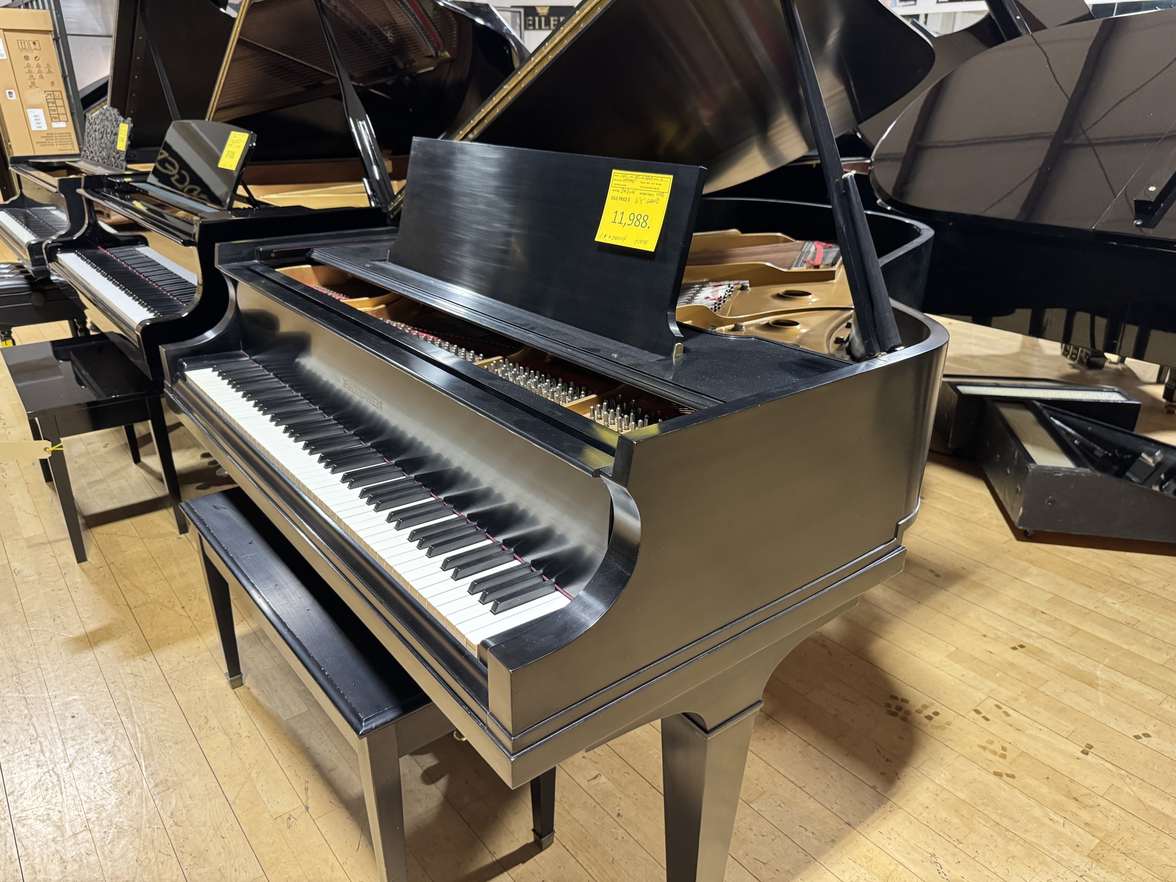 Used Baldwin Model L 6'3 Grand w/Bench 0024U