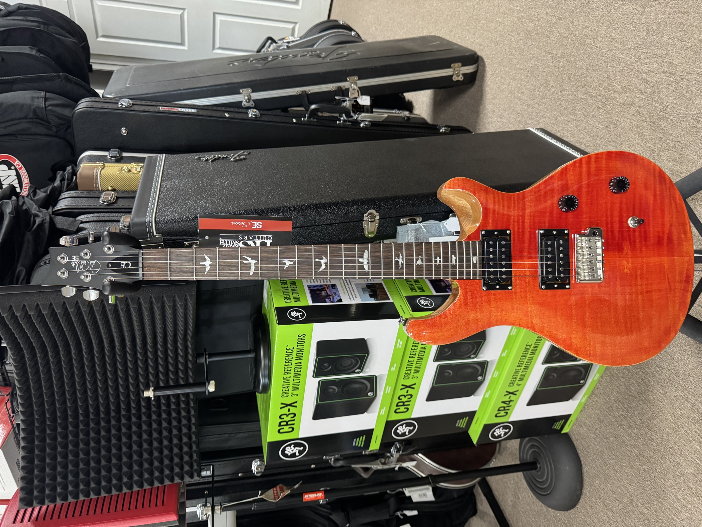PRS SE CE44 CE 24 Blood Orange - 825362160816