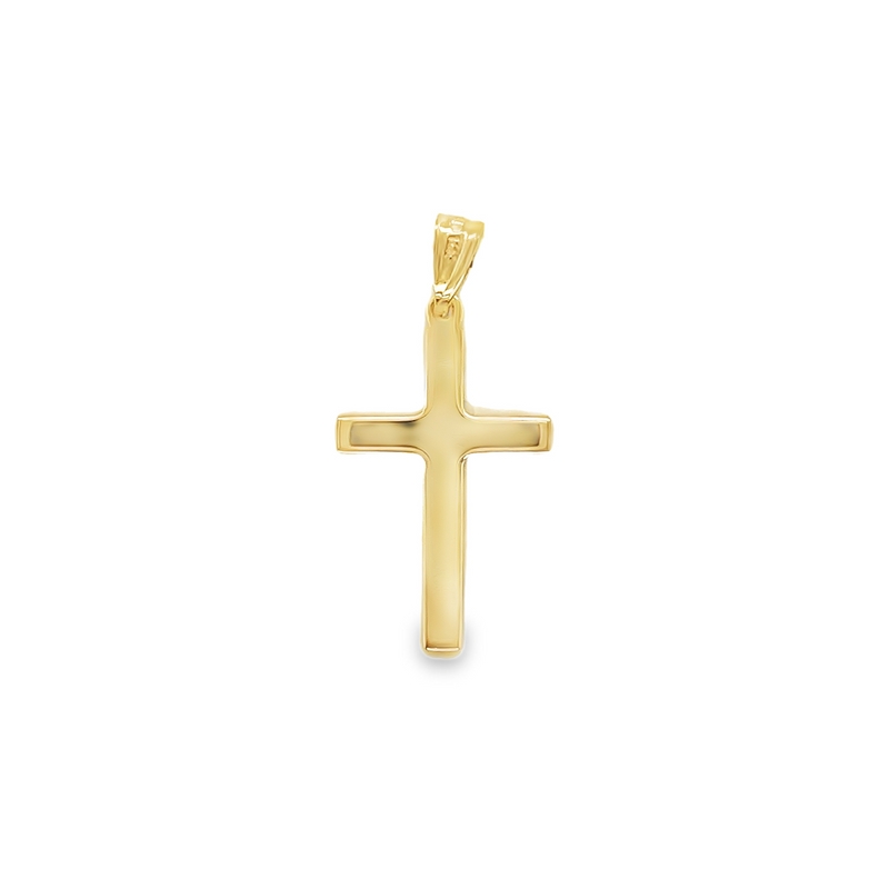 Jai's 14K Yellow Gold Cross Pendant