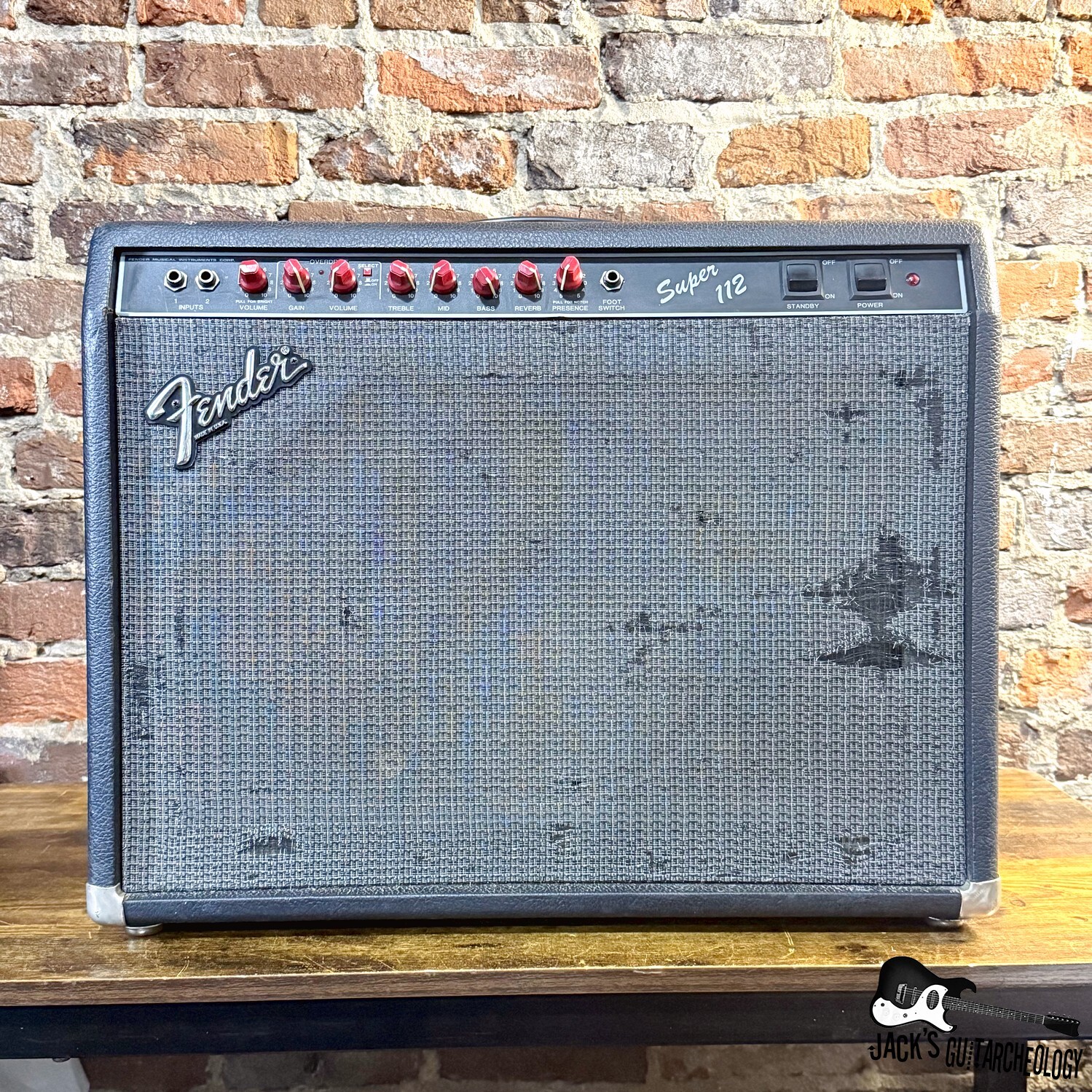 Fender Super 112 2-Channel 60-Watt 1x12 Guitar Combo Amp (1990s - Black)