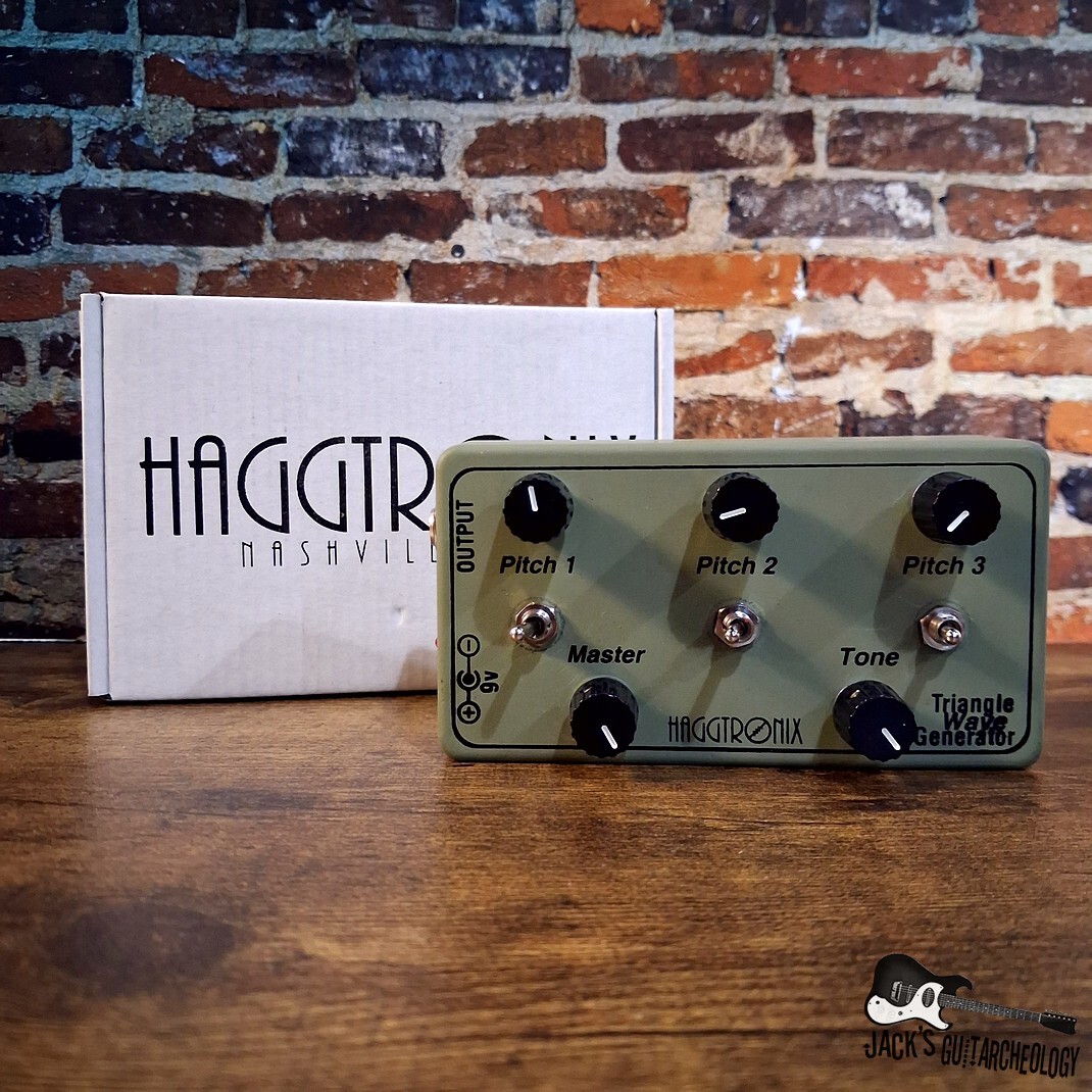 Haggtronix Triangle Wave Synthesizer w/ Box *RELIC'D* (2020s - Army Green)
