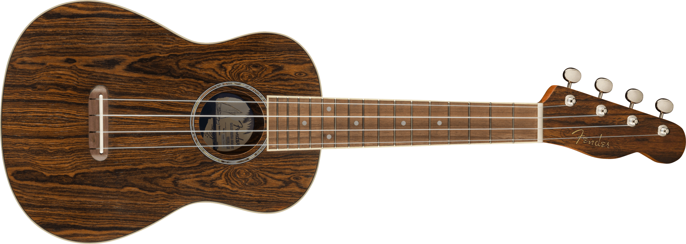 Fender Zuma Exotic Concert Ukulele - Bocote - 717669535247