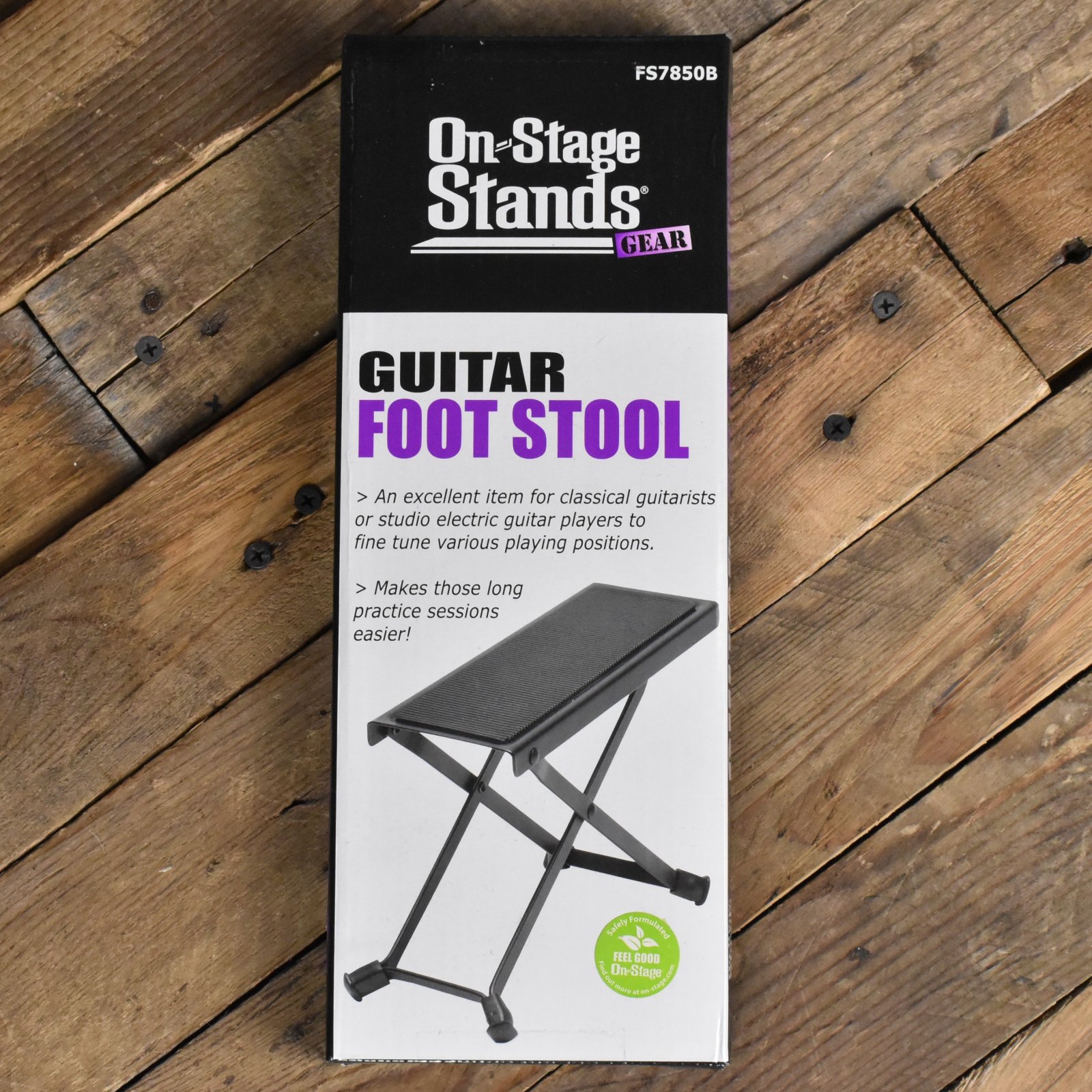 On Stage Guitar Foot Stool - 659814780501