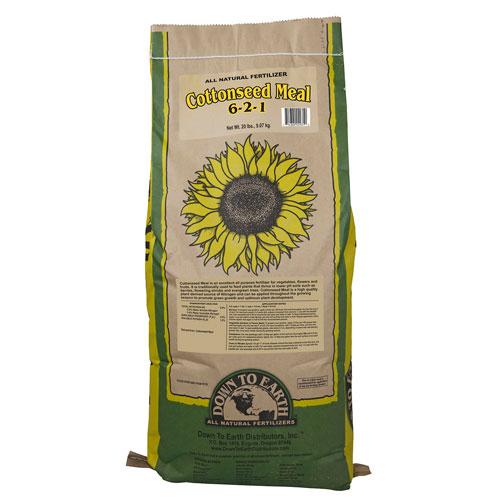 Down To Earth Cottonseed Meal 20 lb - 714360029310