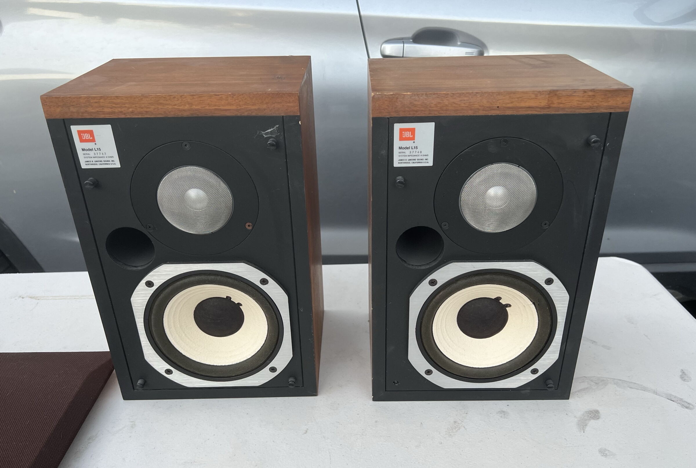 Vintage JBL L15 Monitor or Home Speakers Pair - 2025111705