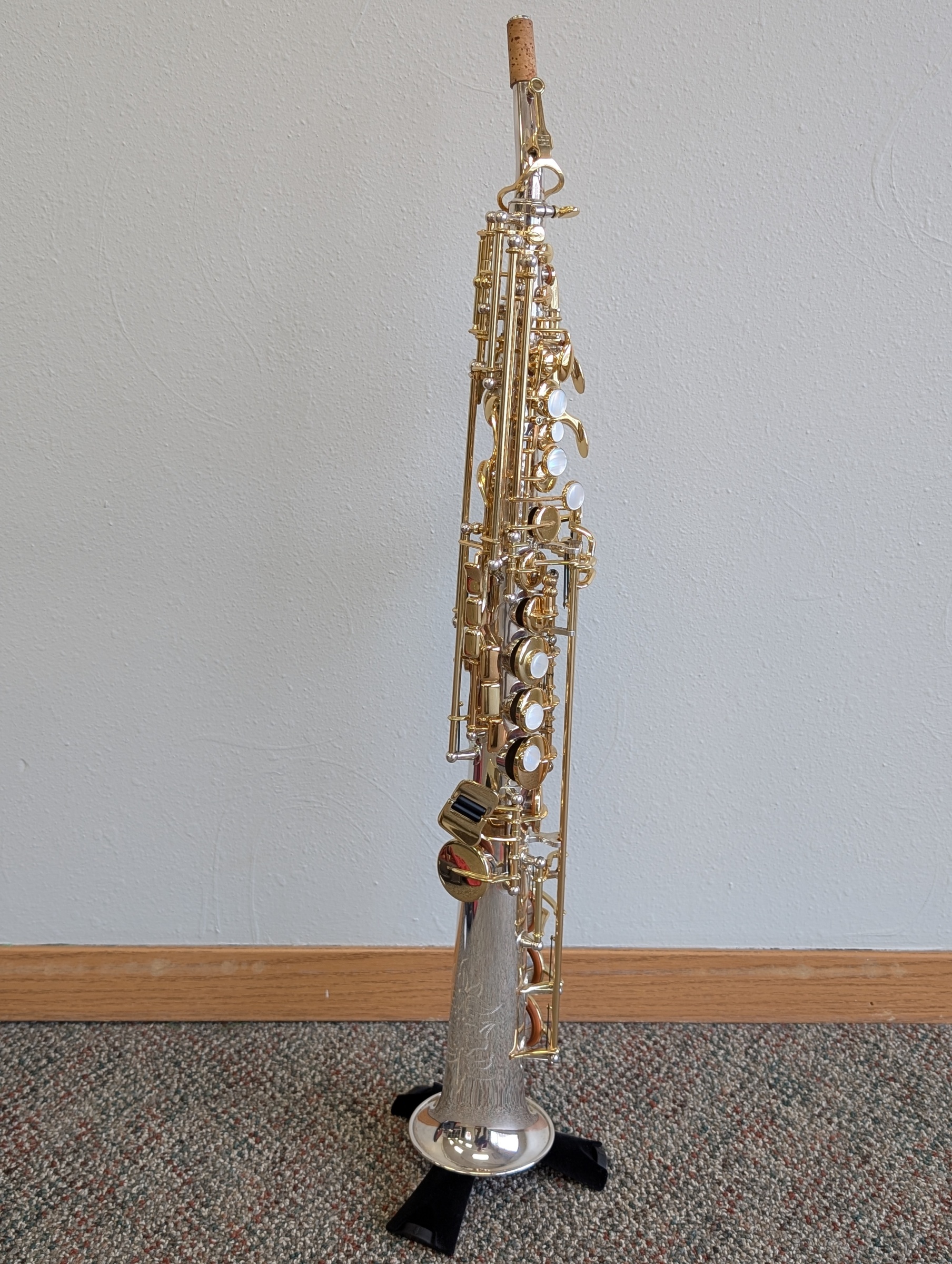 Jupiter JPS-847SG Artist Series Soprano Saxophone - Silver Plated ...