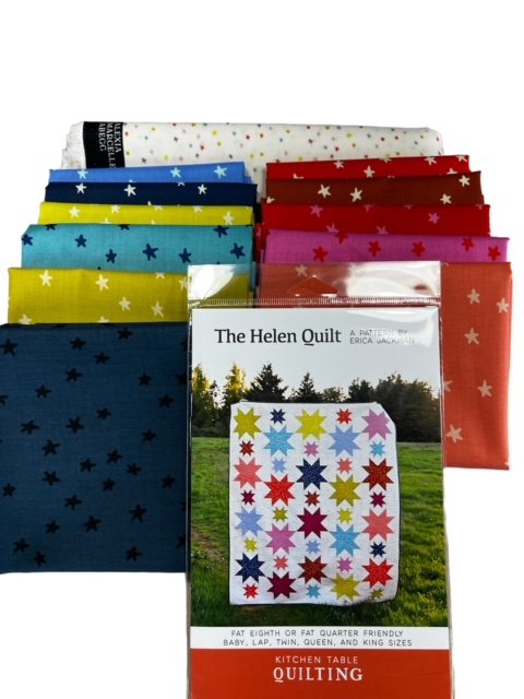 Helen Quilt Kit with Starry Fabric - Mini Multi Background