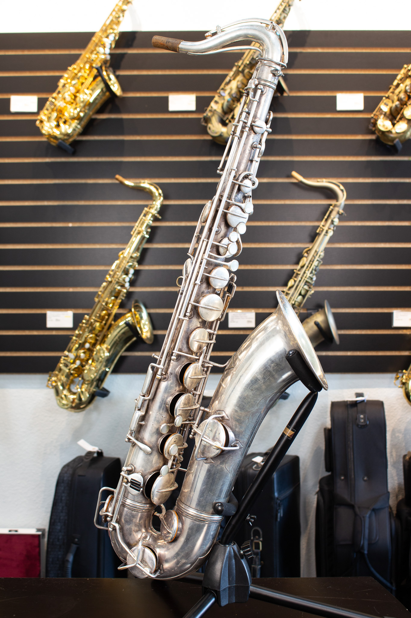 Conn New Wonder I Silver Plate Tenor Saxophone (1921) - USED