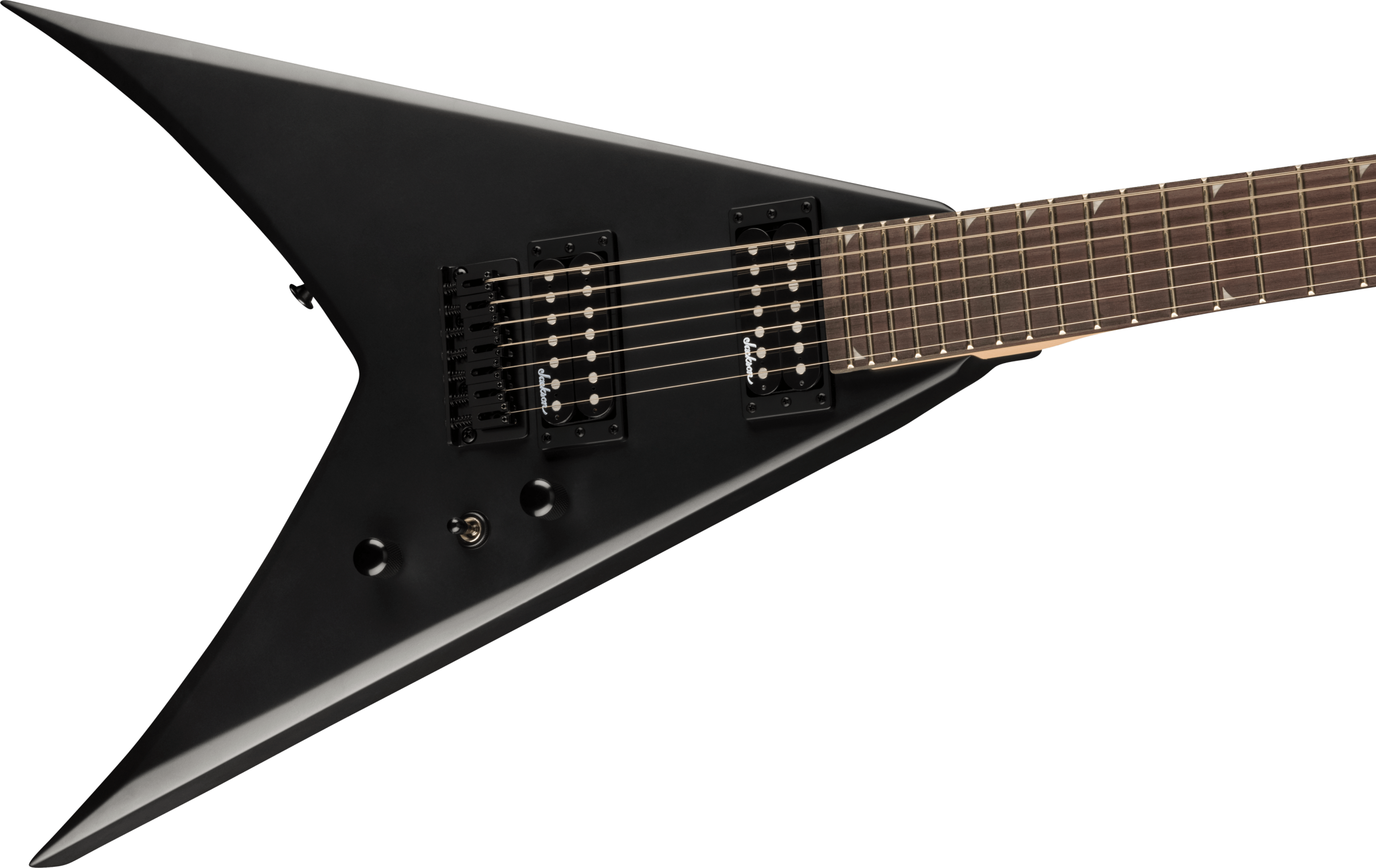 Jackson JS22-7 KV King V 7 String Electric Guitar - Satin Black ...