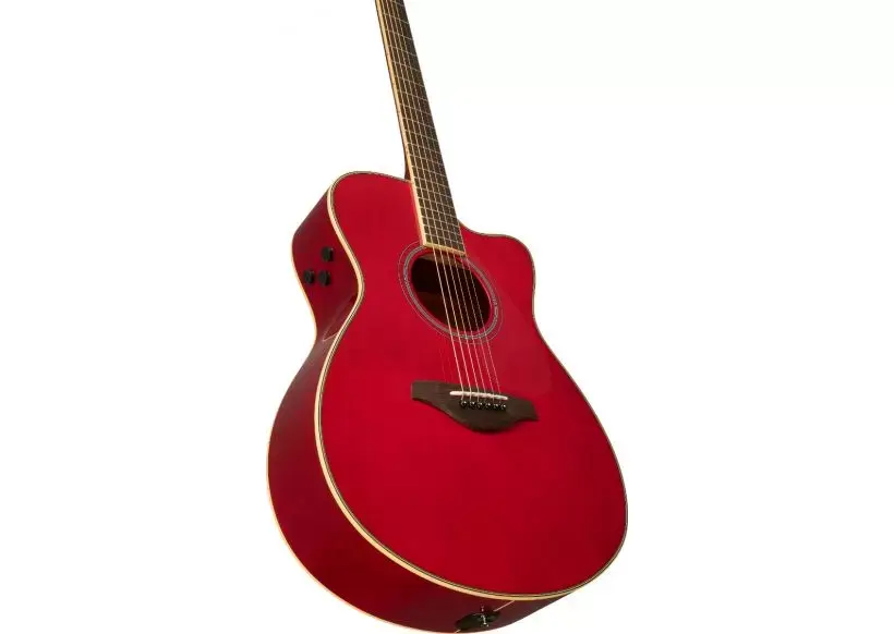 Yamaha FSC-TA TransAcoustic Concert Cutaway Acoustic-electric Guitar ...