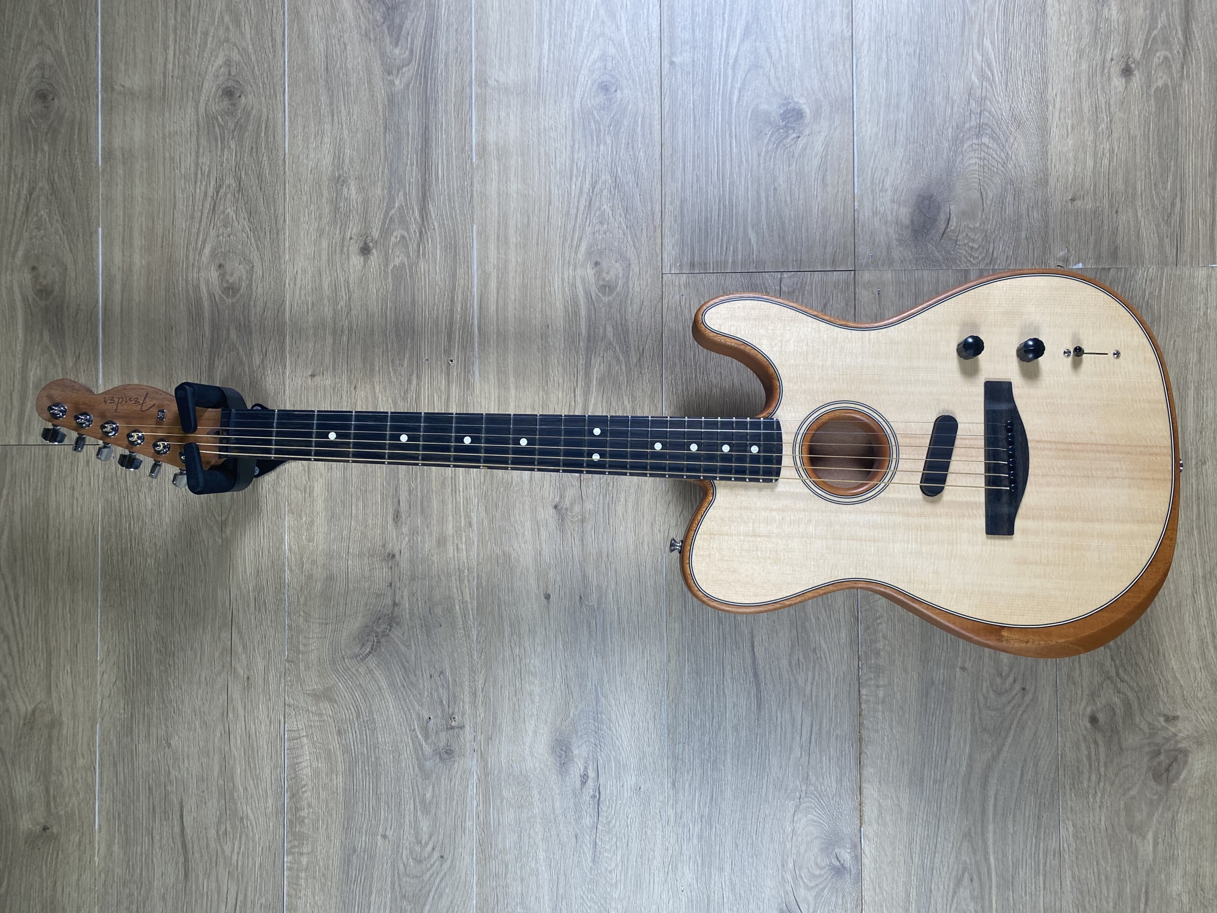 Fender American Acoustasonic Telecaster Guitar Natural