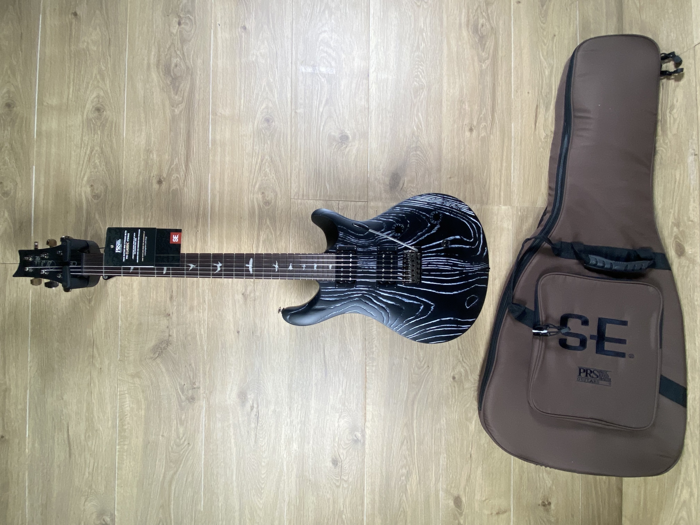 PRS SE Swamp Ash CE 24 Limited Edition Sandblasted White