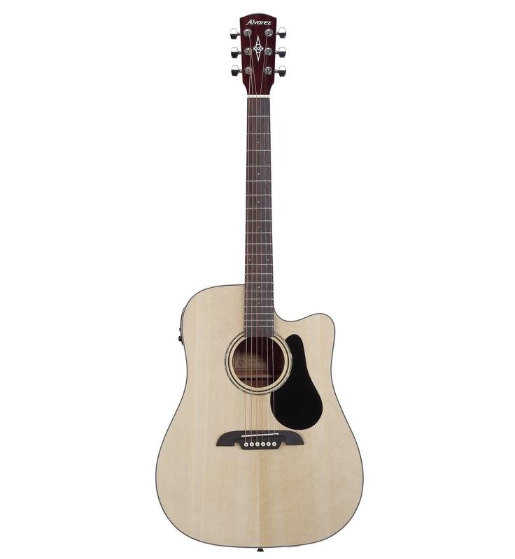 Alvarez Regent Dreadnought Acoustic Electric w/cutaway and Deluxe Gig ...