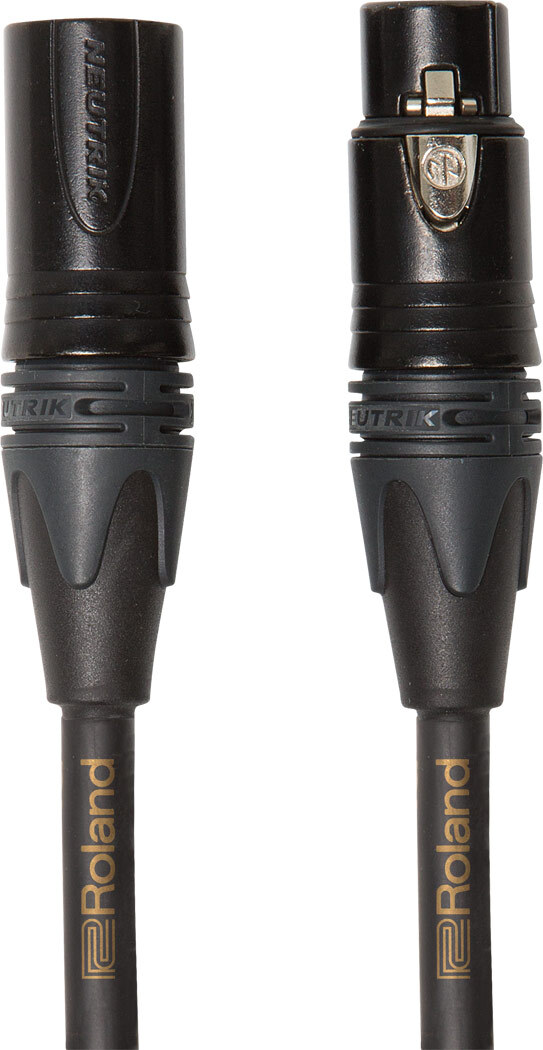 Roland Gold Series 15-feet Premium XLR Cable Bundle – Set of 6