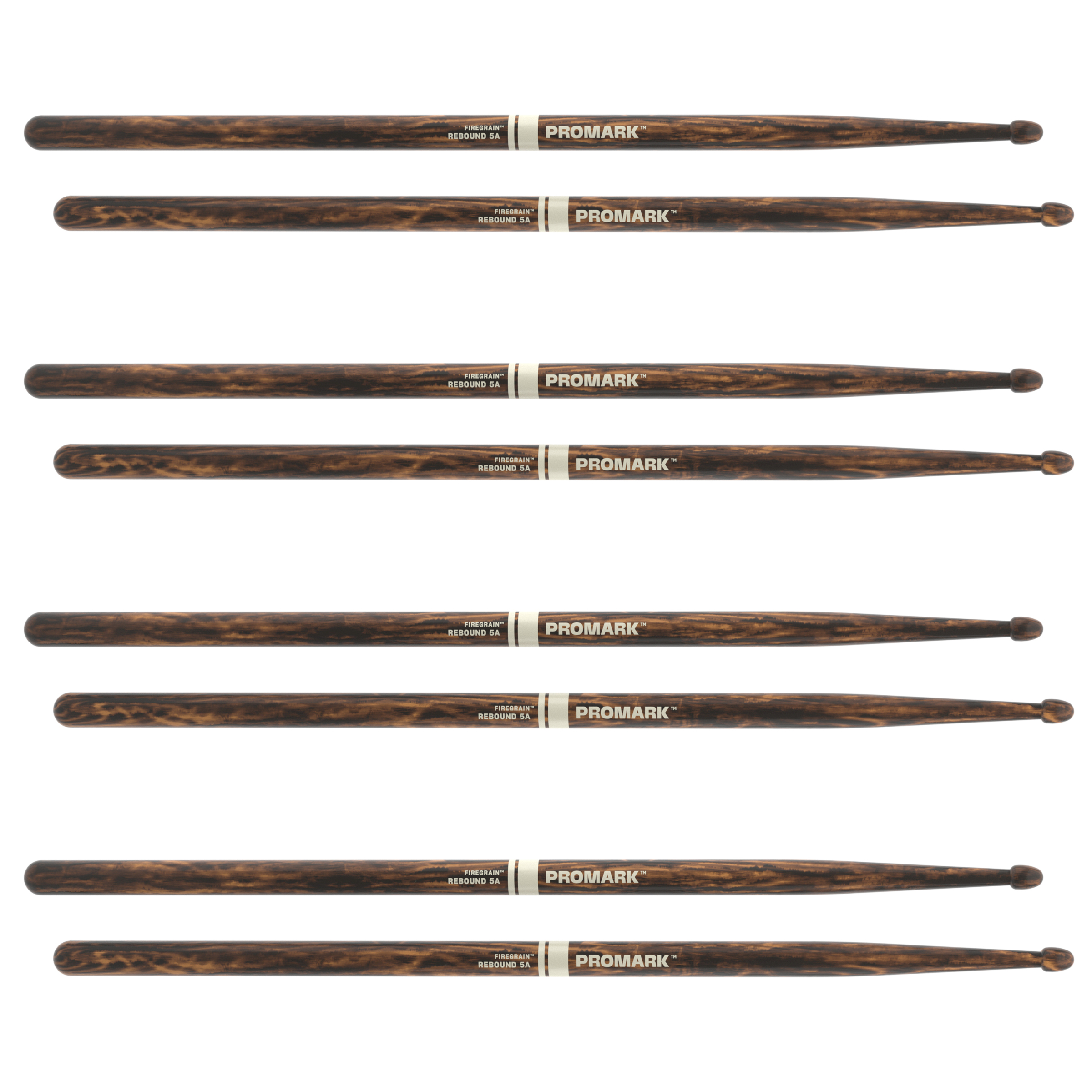 Promark Classic Forward FireGrain Hickory Drumstick, Oval Wood Tip ...