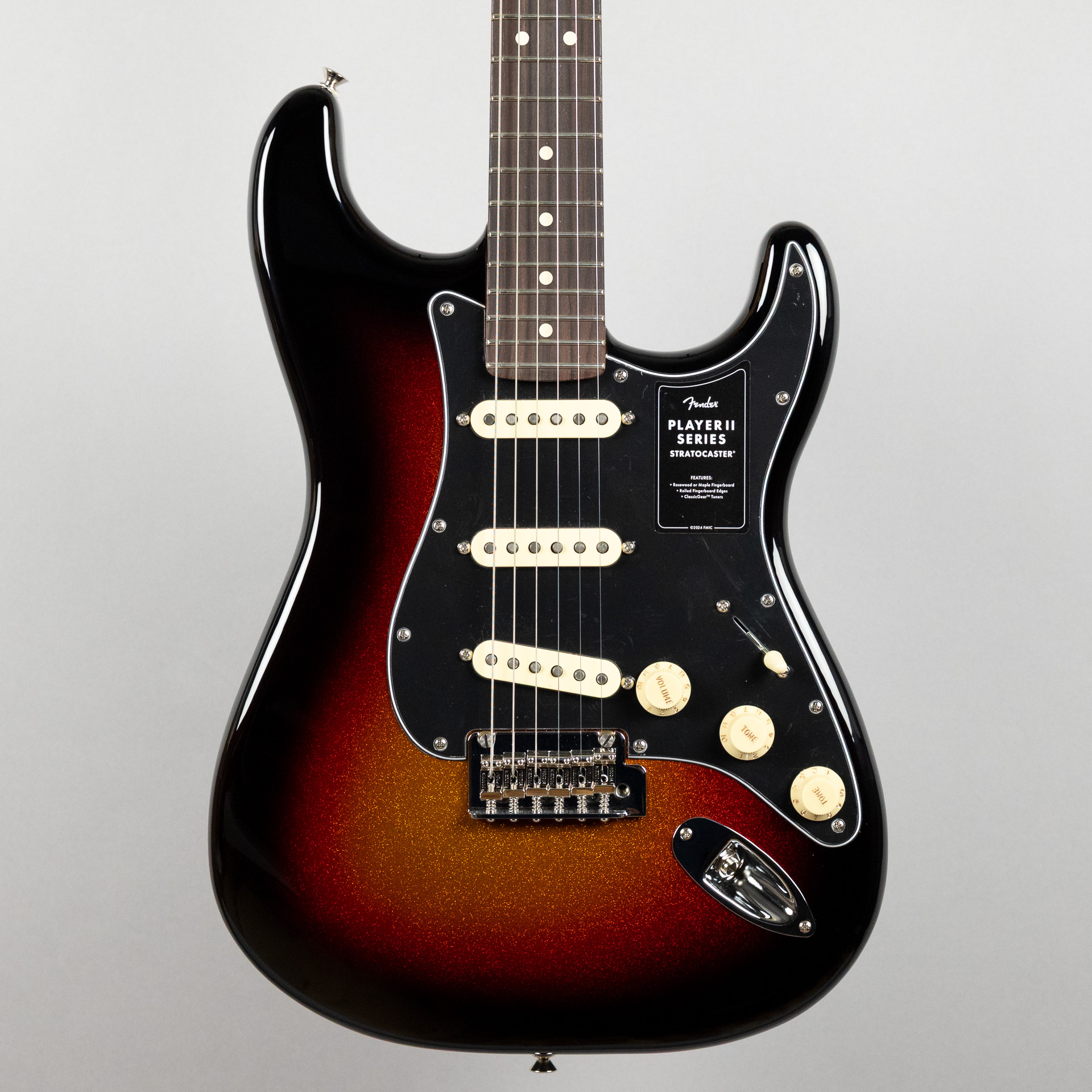 Fender Limited Edition Player II Stratocaster, Sparkle 3-Color Sunburst ...