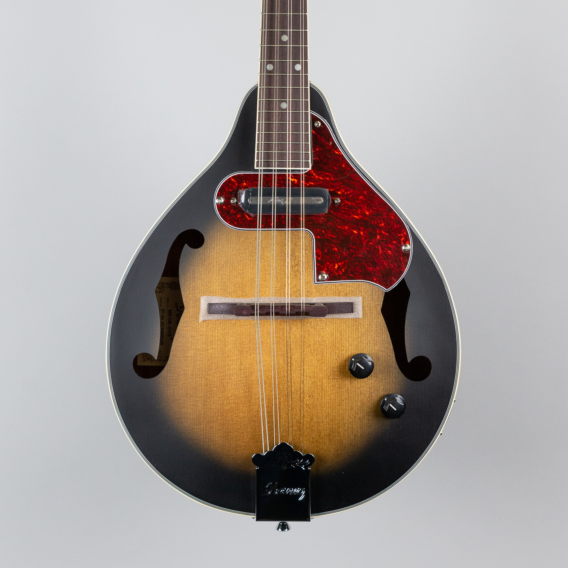 Ibanez M510E Mandolin with Pickup, Open Pore Vintage Sunburst ...