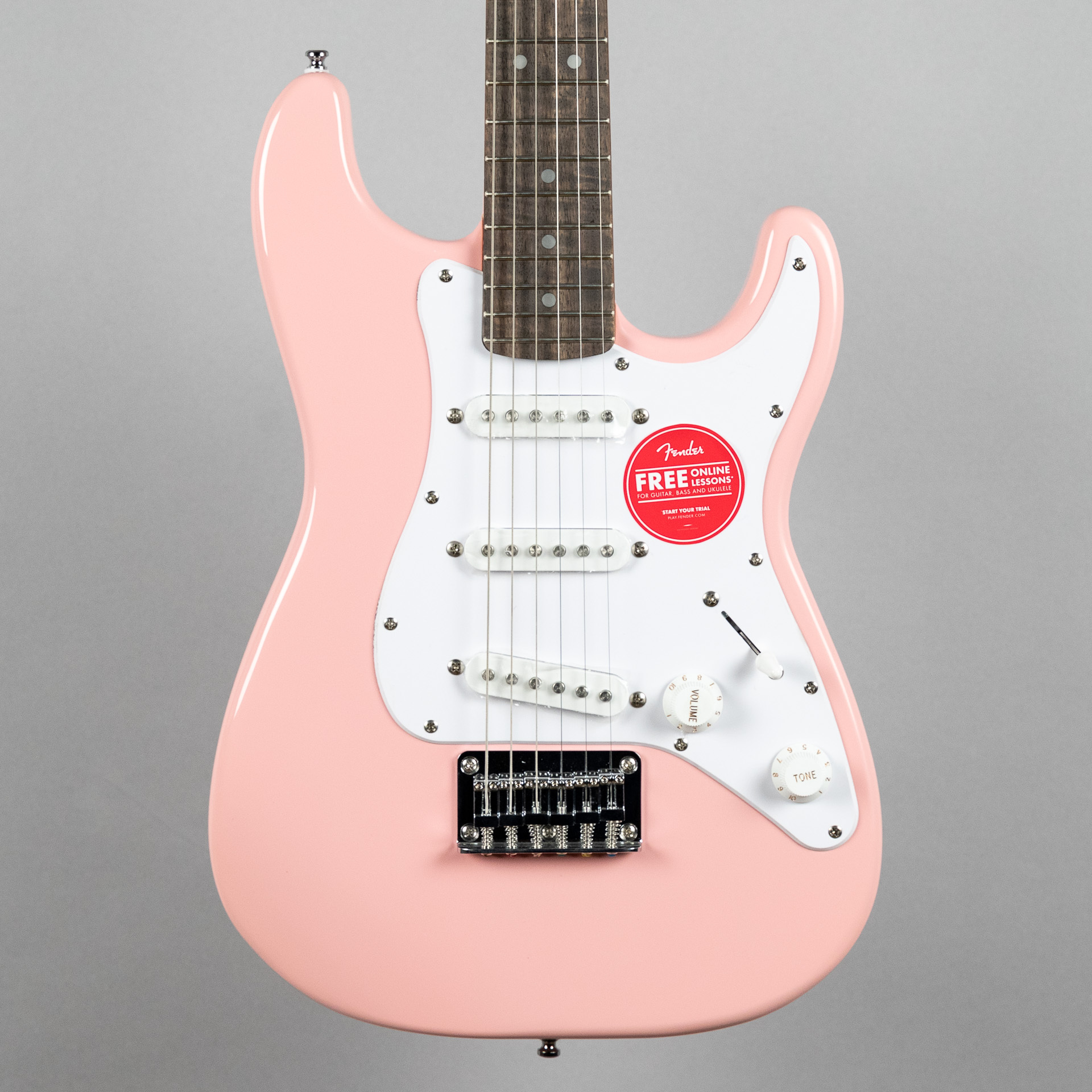 Squier Mini Stratocaster, Shell Pink - 885978378340