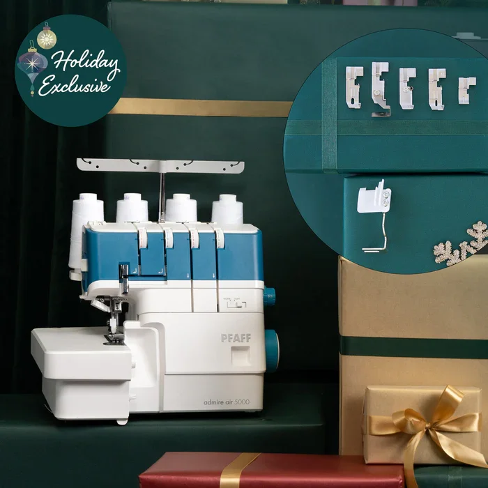 PFAFF® admire™ air 5000 Overlock Machine + Free Gift with Purchase