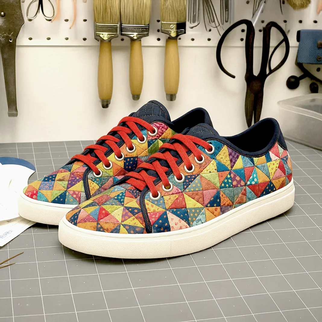 Quilted Sneaker Making