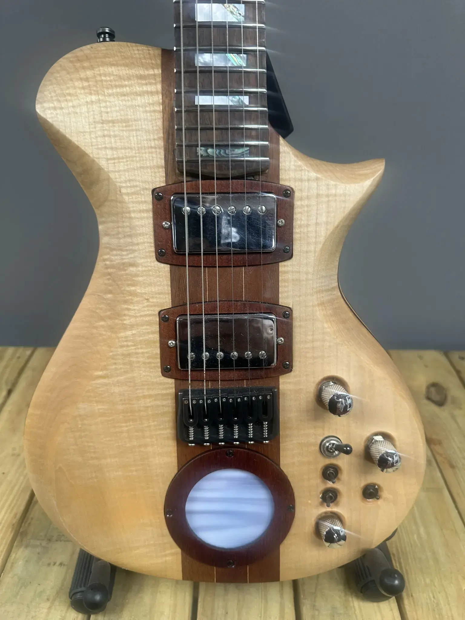 Mark Megaro Reckless Guitar Natural 2023 Jerry Garcia Tribute