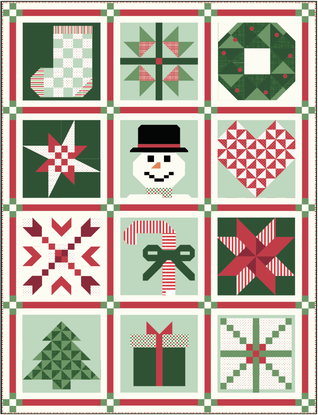 Riley Blake Designs – 12 Days of Christmas Quilt Kit | Limited Edition ...