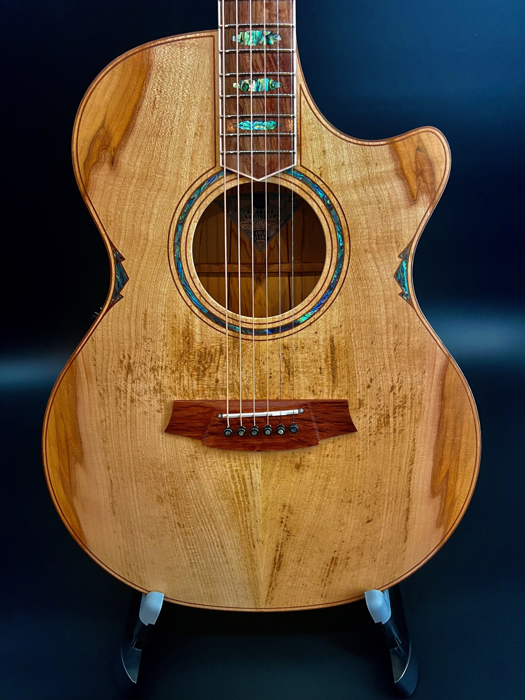 Cole Clark AN3EC-EMEM Gand Auditorium All European Maple - 9348890014563