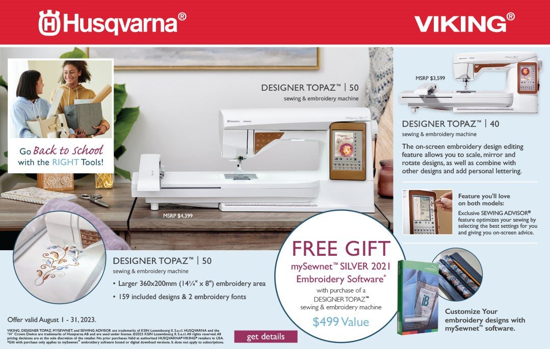 Sewing Machines, Vacuums, Notions & Classes | Sew and Vac Stores