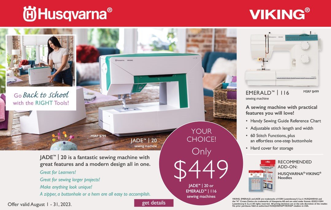 Sewing Machines, Vacuums, Notions & Classes | Sew and Vac Stores