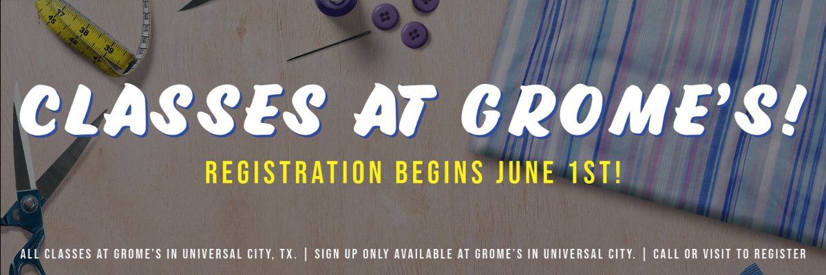 Grome's Sewing Machine Company.