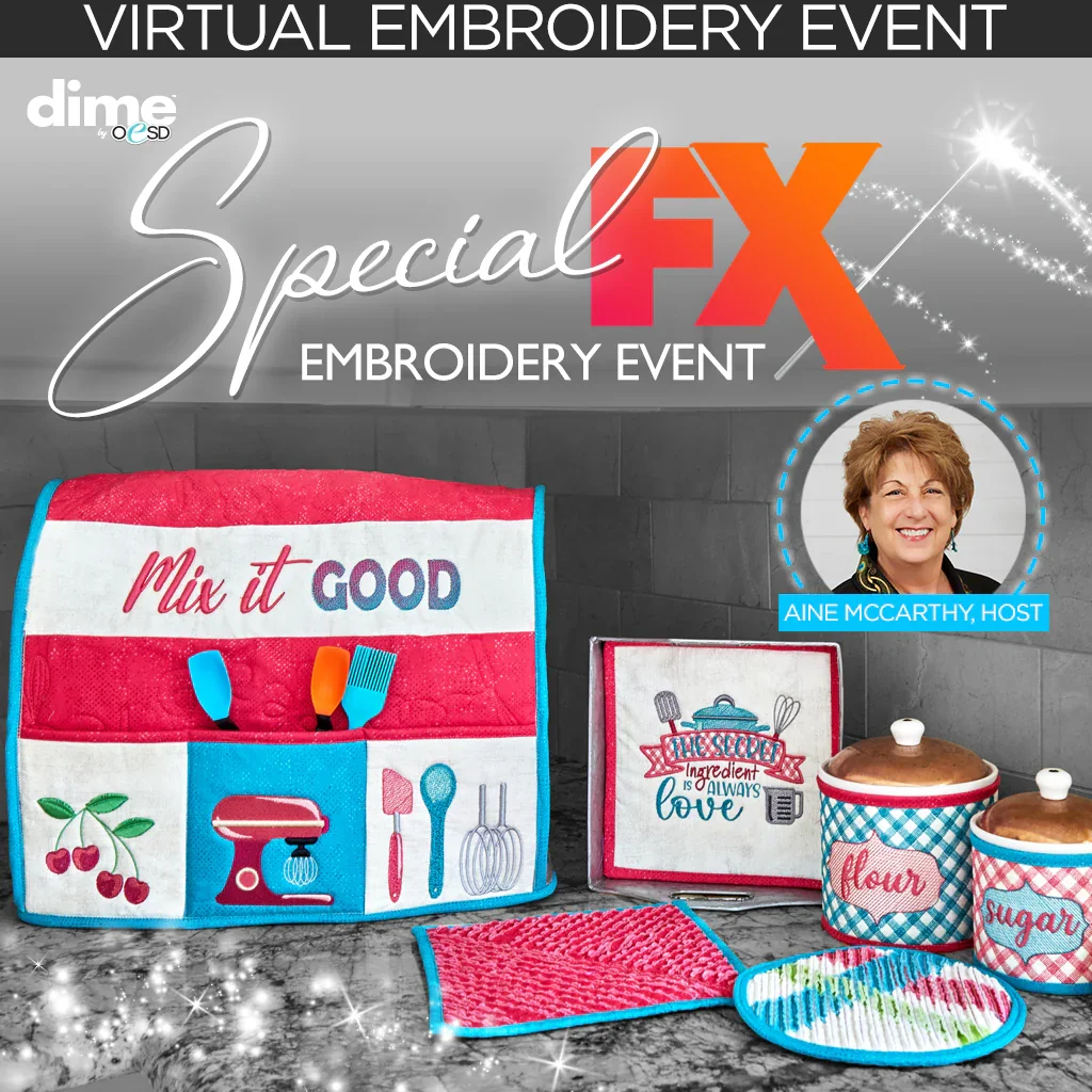 SpecialFX Virtual Embroidery Event- FREE EVENT