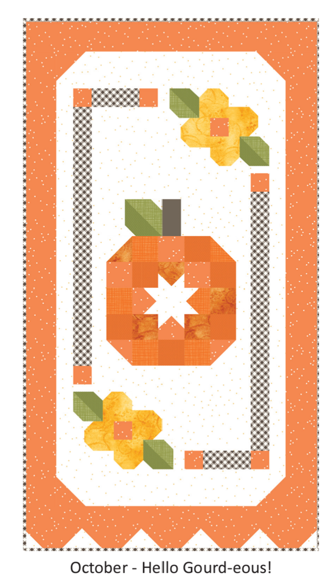 Riley Blake Hello Gourd-eous! Door Banner Kit (October) - 889333341482