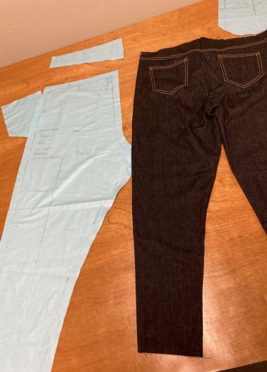 X Copy Make A Pattern From Your Favorite Jeans
