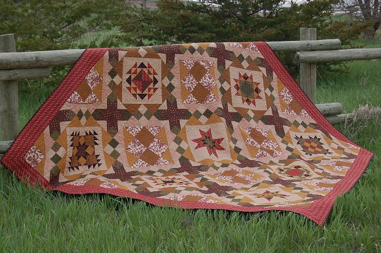 Jo Morton Prairie Rose Block of the Month