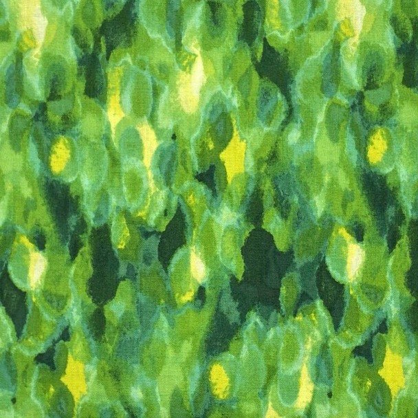 NATURAL WONDERS DAPPLED GREEN & YELLOW by STUDIO E - 703081133956