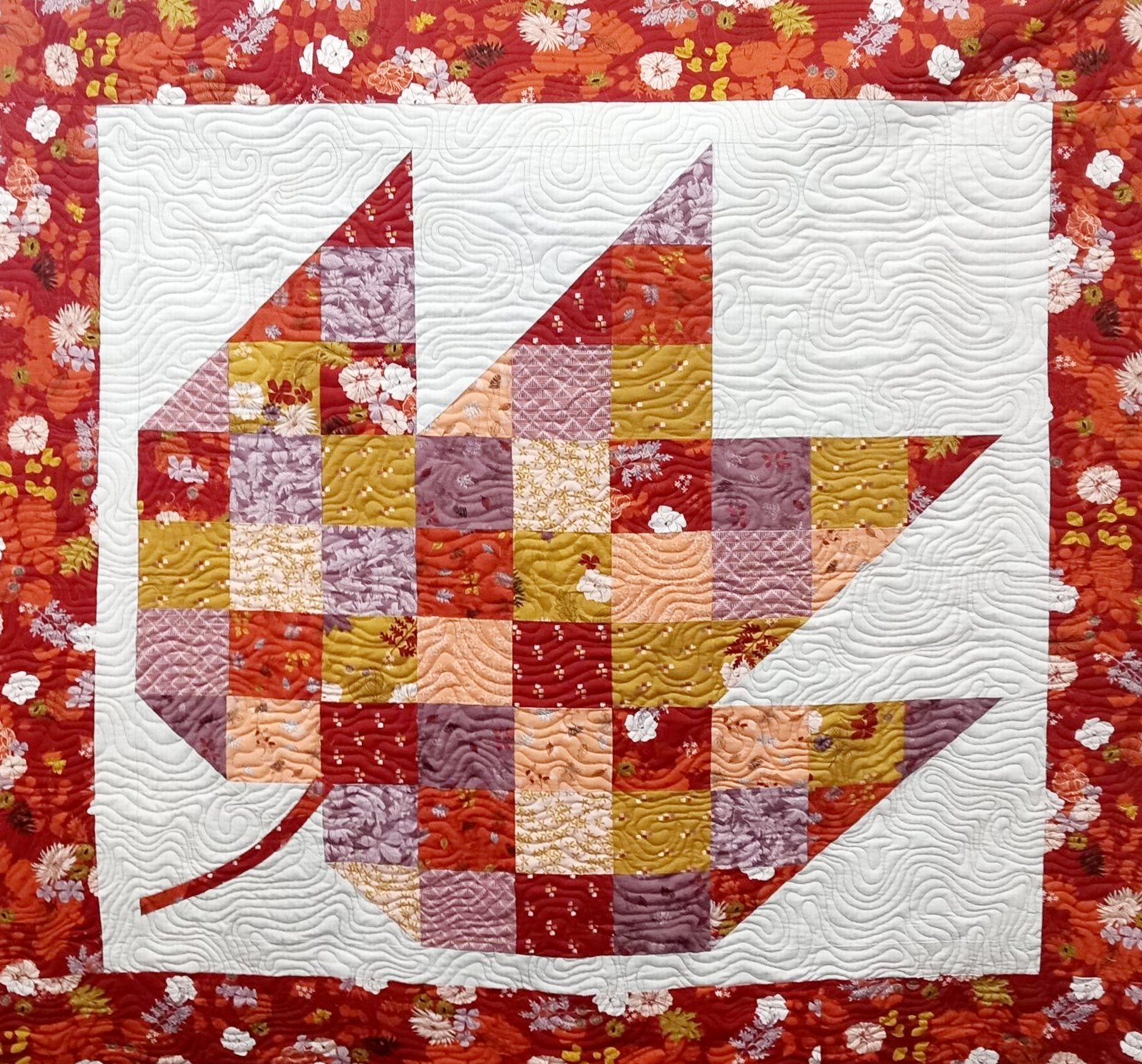 QUILTING: Big Block Leaf Quilt