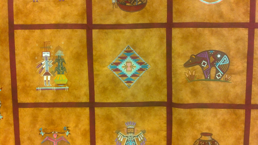 EMBROIDERED QUILTS: Southwestern Sand Art Quilt