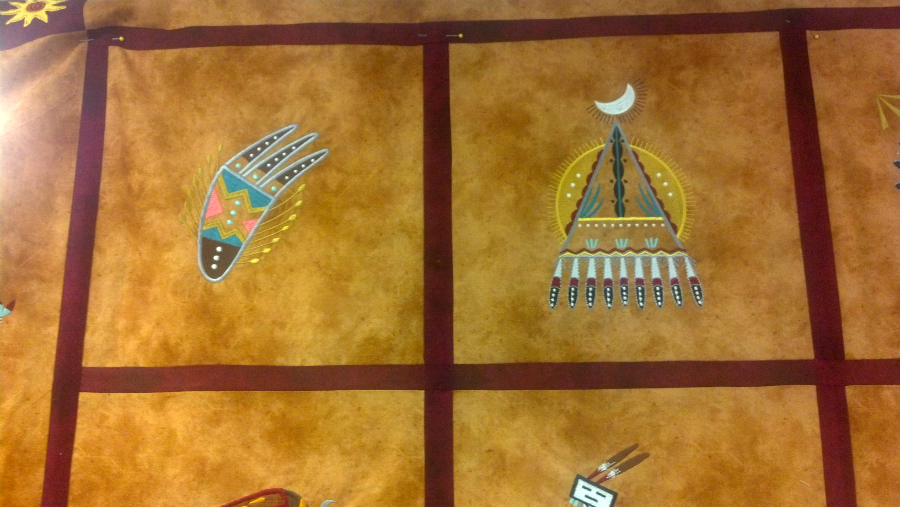 EMBROIDERED QUILTS: Southwestern Sand Art Quilt