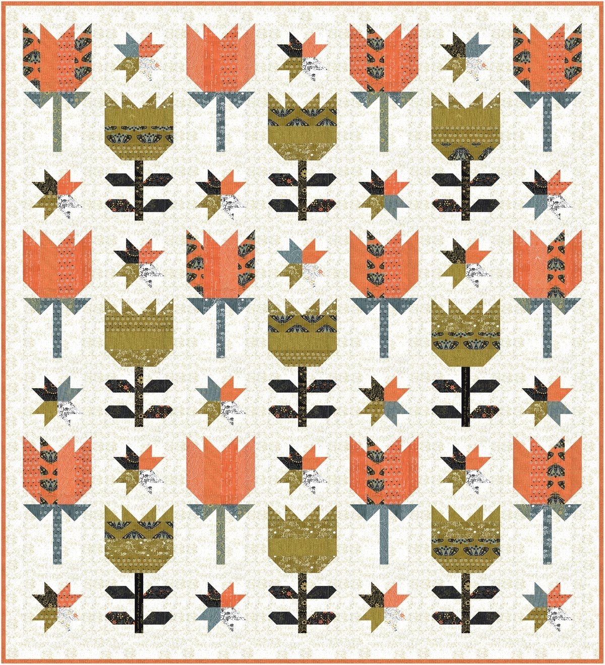 Bright As A Flower Quilt Kit Ft Dwell In Possibility By Gingiber