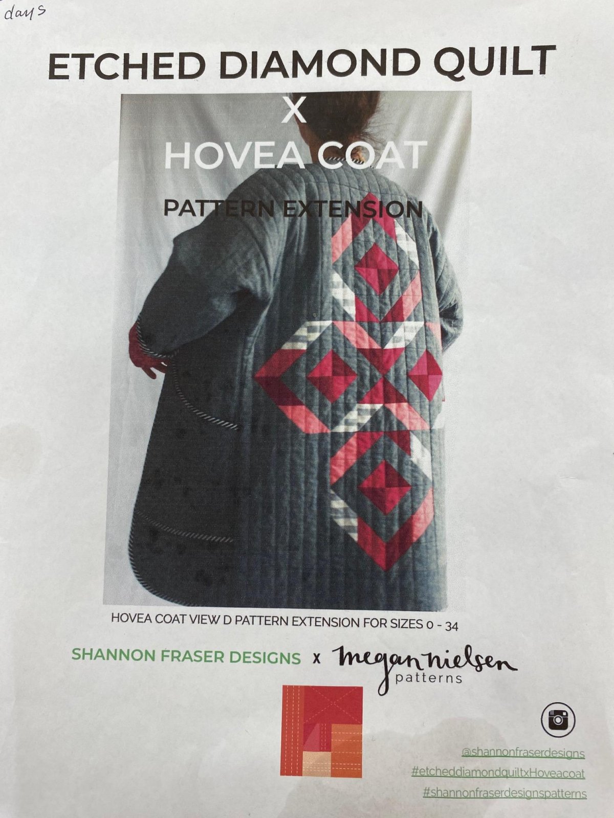 Hovea Coat - Etched Diamond Quilt Coat