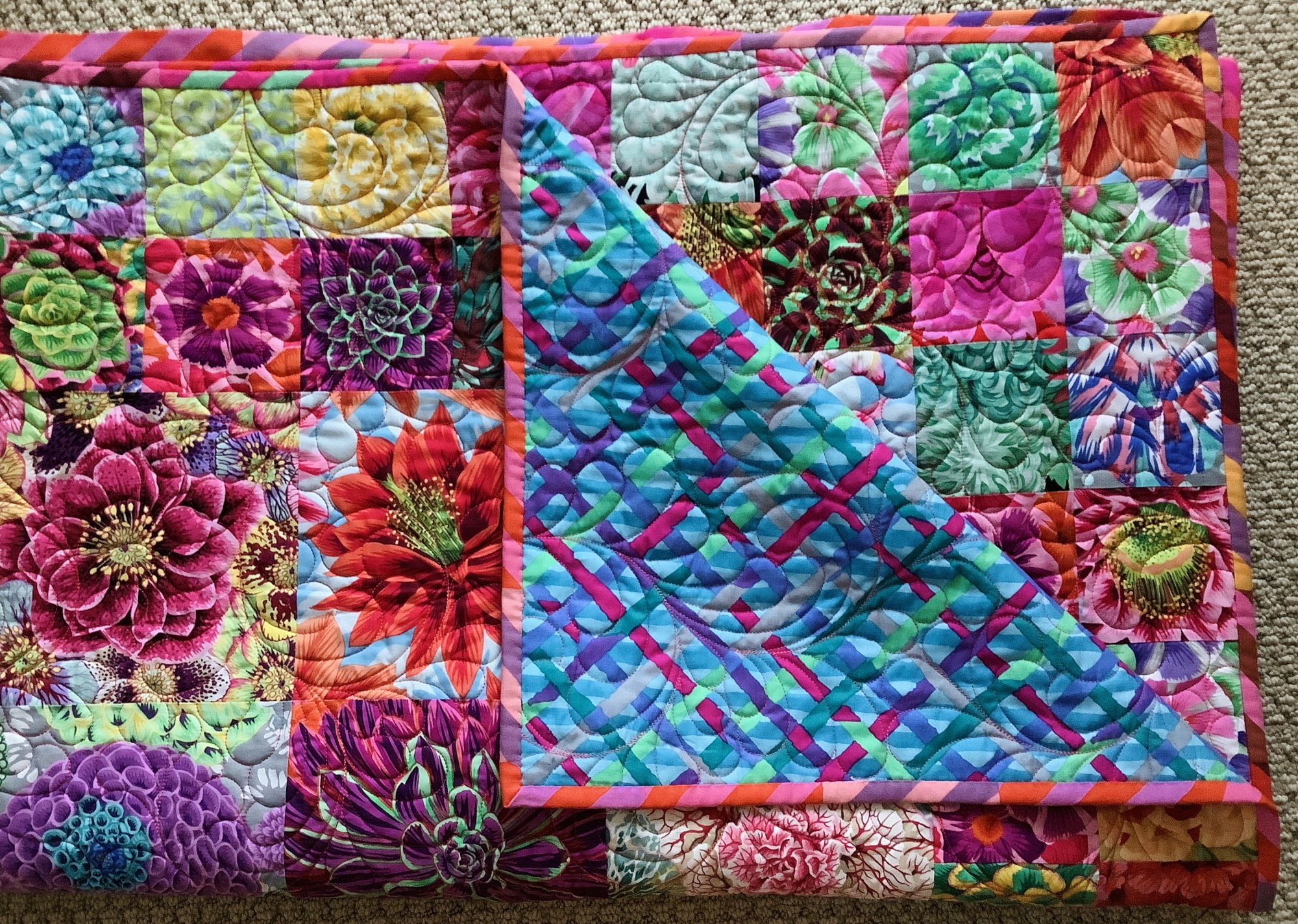 Seed Packet Quilt Kit Backing